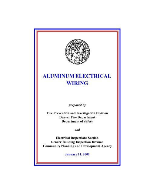 aluminum electrical wiring - Florida Building Code Information System