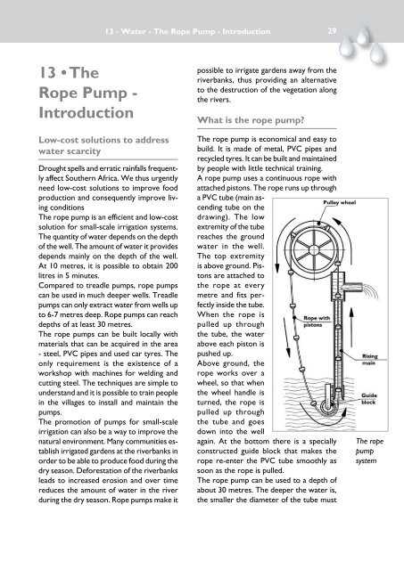 The Rope Pump - Introduction - The Gaia-Movement