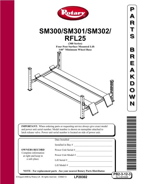 ROTARY SM300 SM301 SM302.pdf - Atlantic Auto Suppliers