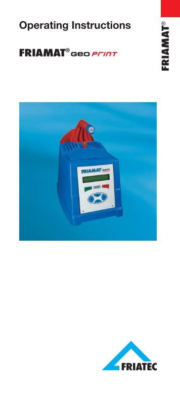 FRIAMAT prime eco, basic eco - Friatec