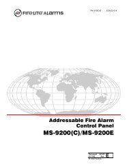 MS-9600UDLS Battery Calculation - Fire-Lite Alarms