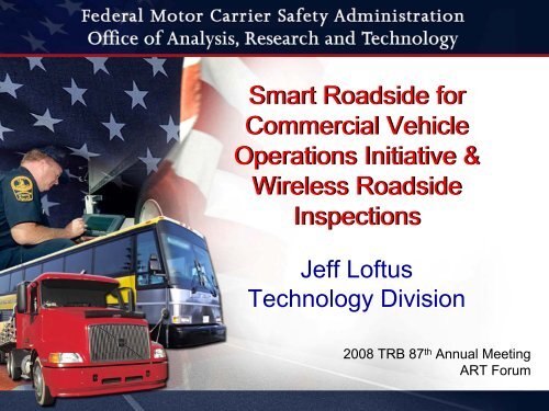 Smart Roadside for Commercial Vehicle Operations Initiative ...