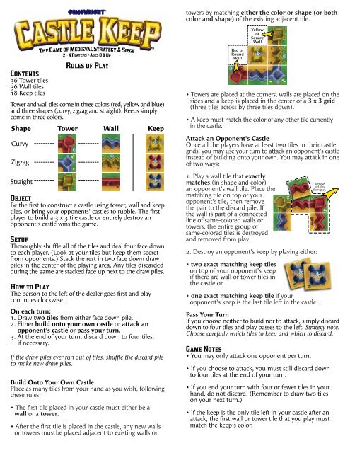 Castle Keep - Gamewright