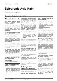 Paclitaxel Kabi - Fresenius Kabi Australia