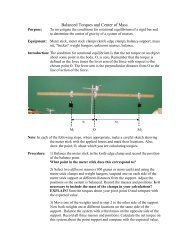 TABLE OF STANDARD TIGHTENING TORQUES