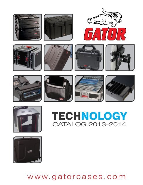 'Save As' to download a PDF of the Technology Catalog - Gator Cases
