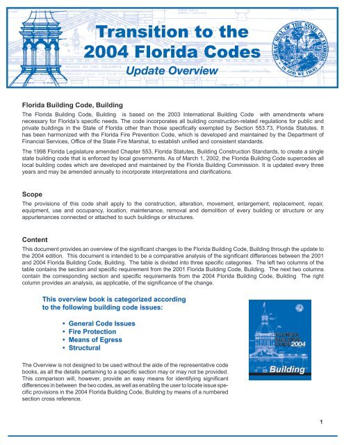FBC Building Overview (pdf) - Florida Building Code Information ...