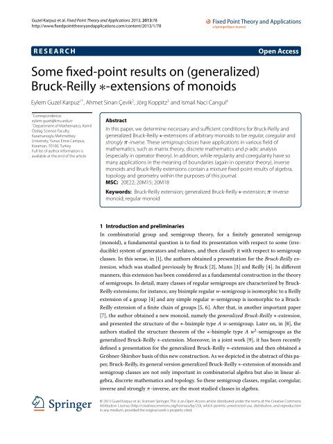 Provisional PDF - Fixed Point Theory and Applications