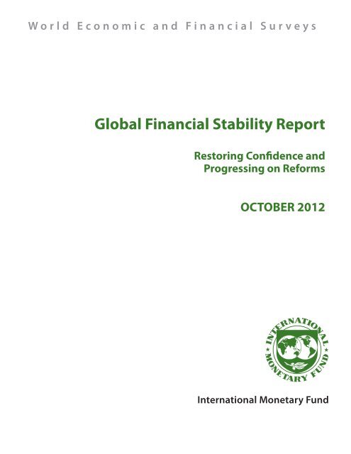 Global Financial Stability Report - Financial Risk and Stability Network