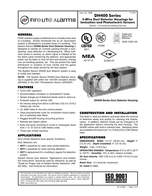 Data Sheet df-51096.pdf - Fire-Lite Alarms