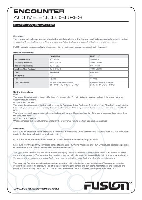 User Manual - Fusion