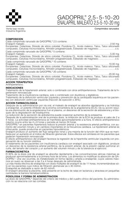 GADOPRIL Prosp. 07/05.qxd - Gador SA