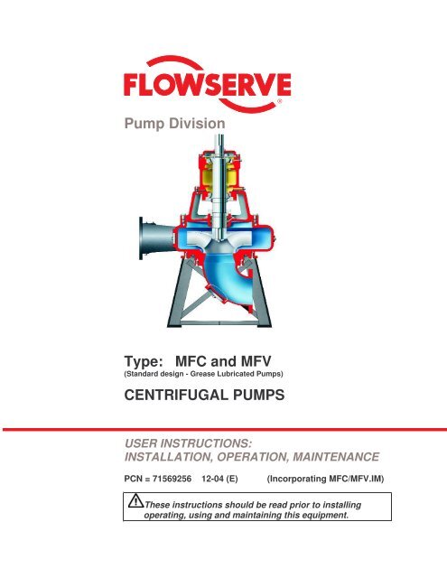 mfc and mfv user instructions to a2-10 - Flowserve Corporation