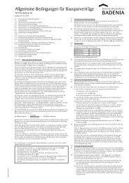 I. Allgemeine Bedingungen für Bausparverträge Tarif „Classic“ - LBS