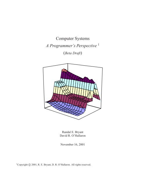 Computer Systems A Programmer's Perspective 1 - PUC-Rio