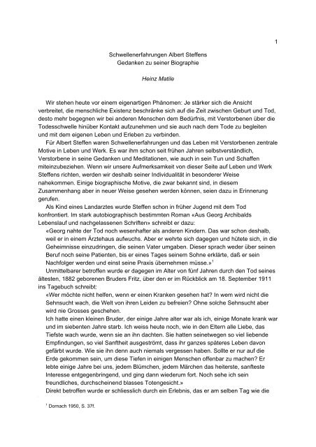 PDF, 33 KB - Albert Steffen-Stiftung