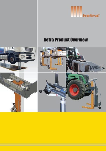 hetra Product Overview - hetra MAHA GmbH & Co KG