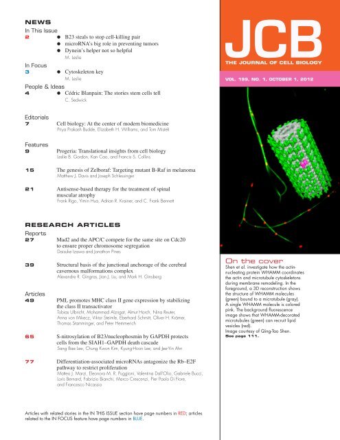 JCB - The Journal of Cell Biology