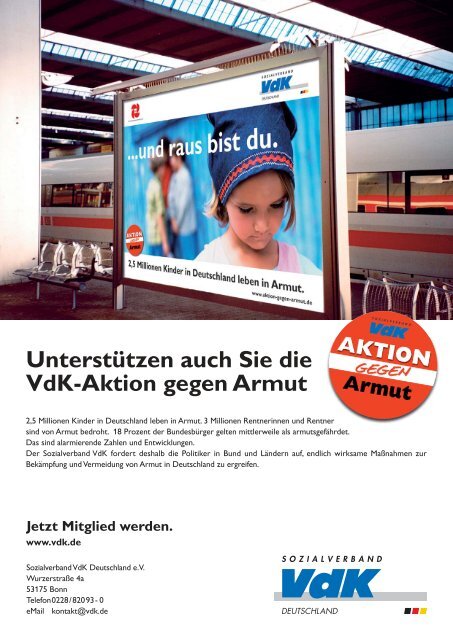 Flyer - Aktion gegen Armut