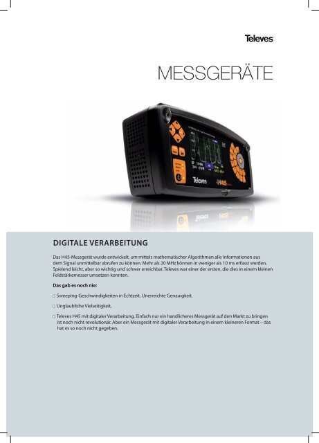 MESSGERÄTE - Preisner