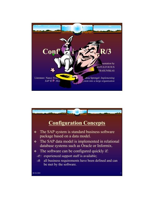 Configuring Sap R 3