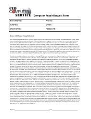 Computer Equipment Request Form