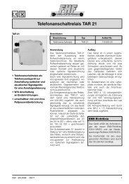 ExII-Telephone ExResistTel - bei FHF, Funke Huster Fernsig GmbH