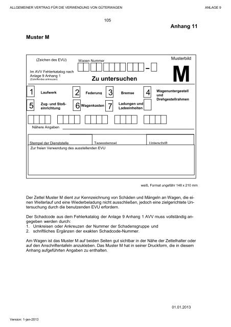 ALLGEMEINER VERTRAG FÜR