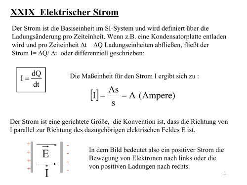 Elektrischer Strom