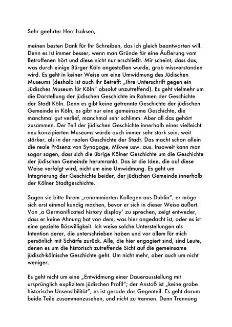 Prof. Dr. Werner Eck - Haus der Kölner Geschichte