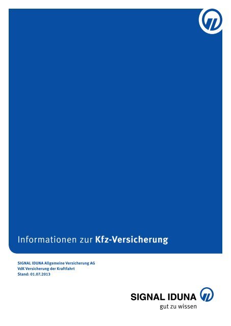 Signal Iduna Kfz Versicherung Berechnen
