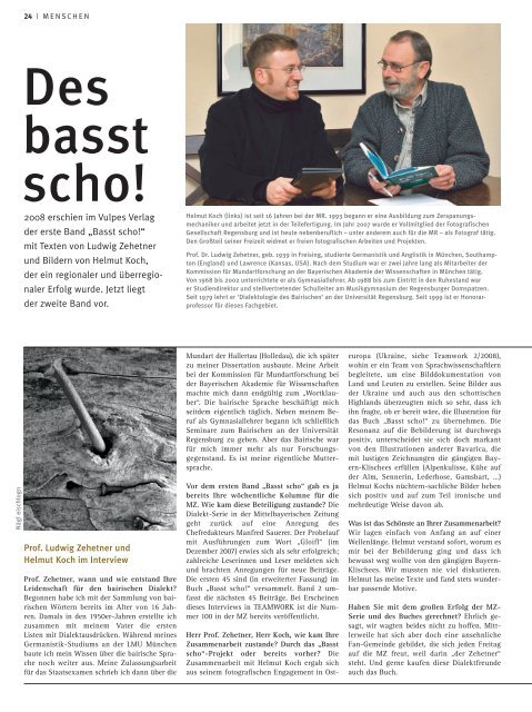 Interview - Ludwig Zehetner