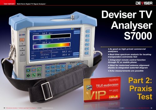 Deviser TV Analyser S7000
