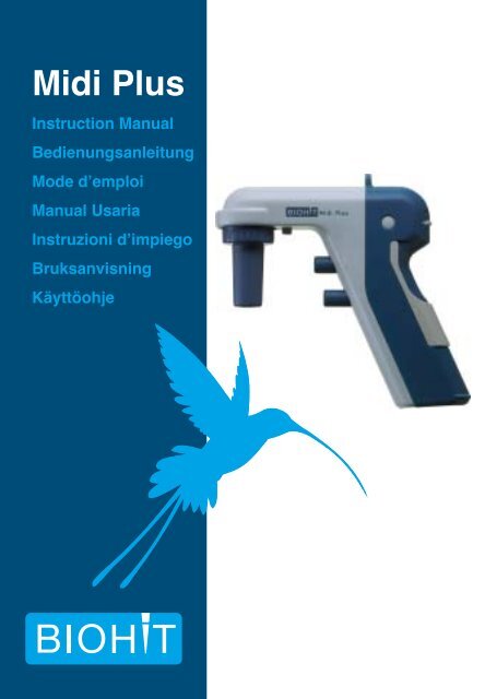 Midi Plus manual in English - Biohit