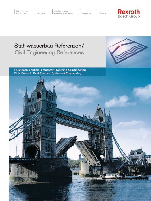 Stahlwasserbau-Referenzen / Civil Engineering References