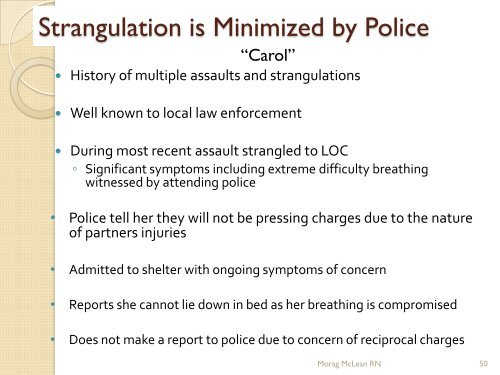 Strangulation