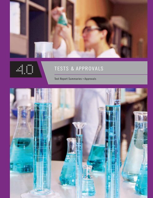 Section 4: Tests & Approvals - Xypex Chemical Corporation