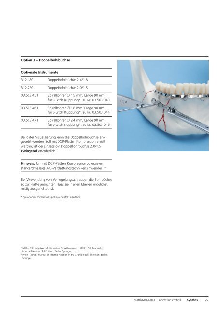 Operationstechnik Option