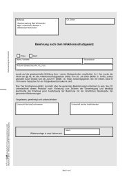 Belehrung gemäß § 43 Abs.1 Nr.1 Infektionsschutzgesetz (IfSG)