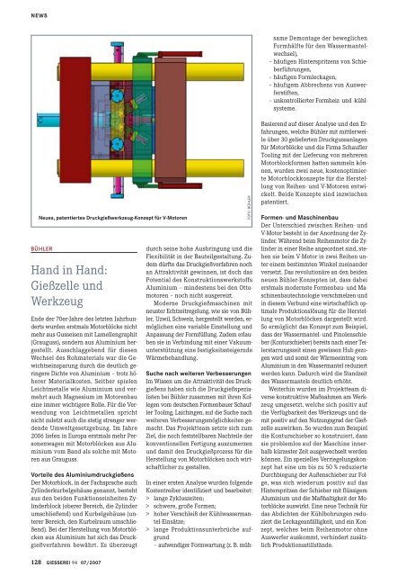 Hand in Hand: Gießzelle und Werkzeug - Schaufler Tooling