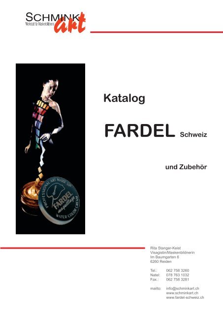 FARDEL Schweiz - Schminkart