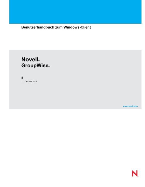 GroupWise 8-Benutzerhandbuch zum - ZID