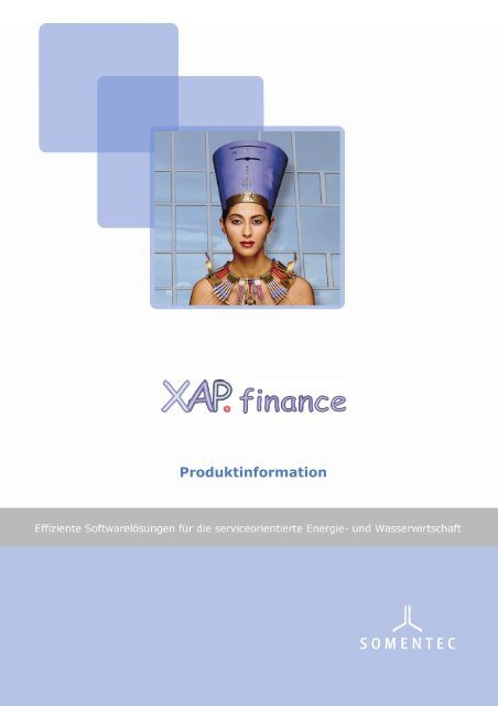 XAP.finance Produktinformationen - Somentec Software AG