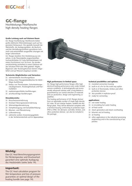 GC-flange - GC-Heat