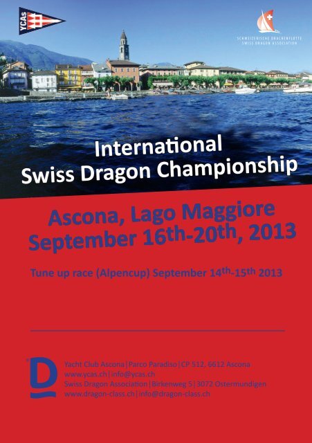 International Swiss Dragon Championship ... - Dragon-class.ch