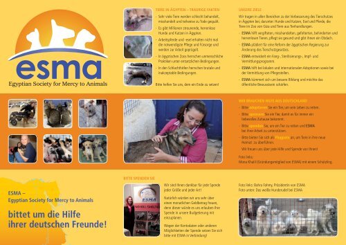 ESMA (Egyptian Society for Mercy to Animals)