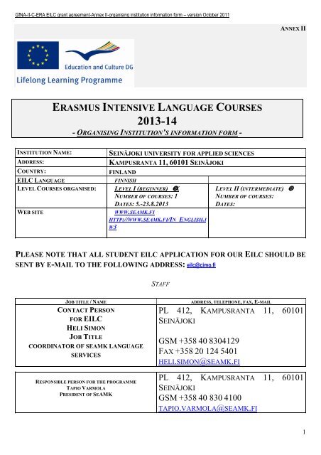 Seinäjoki University of Applied Sciences - Study in Finland