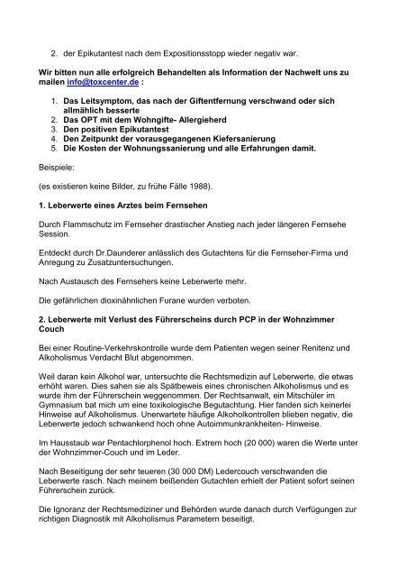 2. der Epikutantest nach