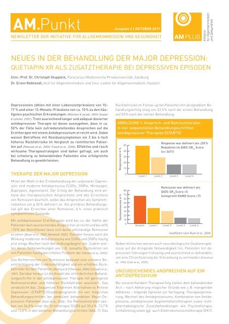 neues in der behandlung der major depression - AM Plus