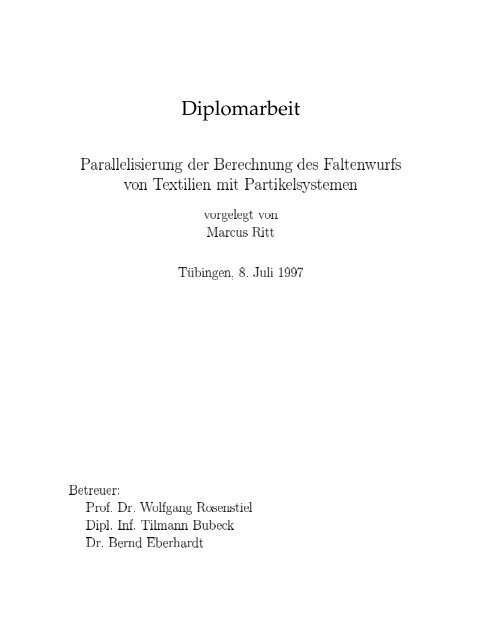 Diplomarbeit